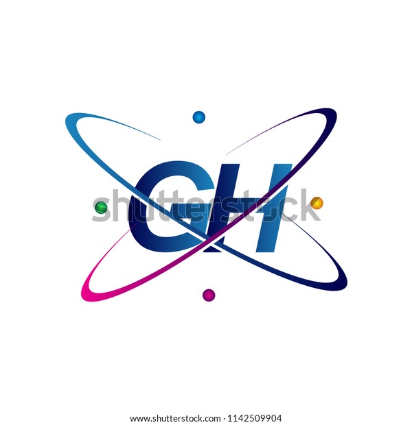 Initial Letter Gh Logotype Science Icon Stock Vector (Royalty Free ...