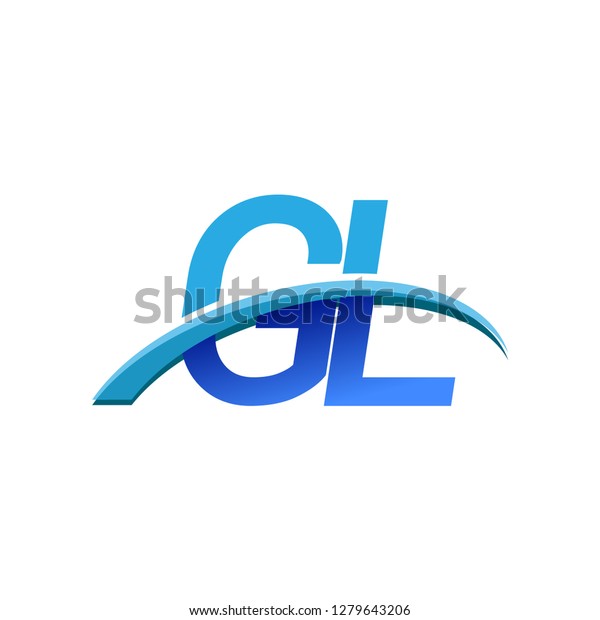 Initial Letter Gl Logotype Company Name Stock Vector (Royalty Free ...