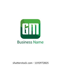 Initial Letter Gm Logo Template Design Stock Vector (Royalty Free ...