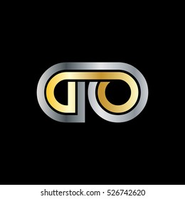 Initial Letter Go Co Linked Design Stock Vector (Royalty Free ...