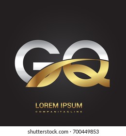 Initial Letter Gq Logotype Company Name Stock Vector (Royalty Free ...
