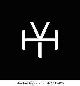 Initial Letter H Y Hy Yh Stock Vector (Royalty Free) 1441612406 ...