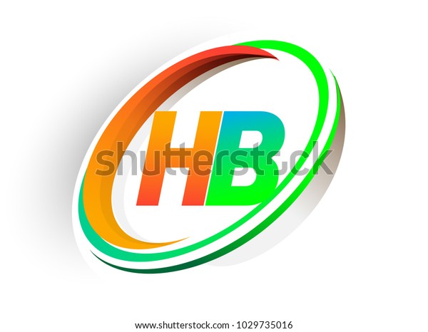 Initial Letter Hb Logotype Company Name Stock Vector (Royalty Free ...