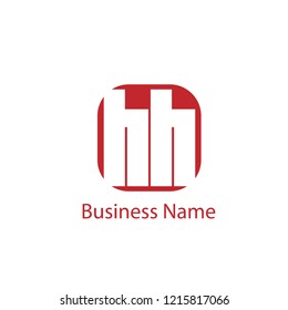 Initial Letter Hh Logo Template Design Stock Vector (Royalty Free ...