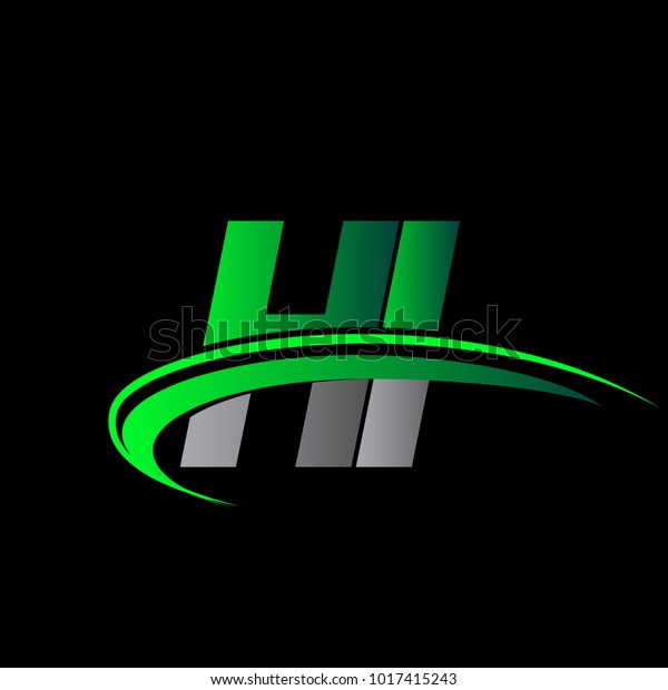 Initial Letter Hi Logotype Company Name Stock Vector (Royalty Free ...