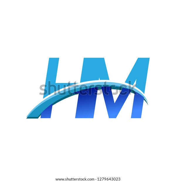Initial Letter Hm Logotype Company Name Stock Vector (Royalty Free ...