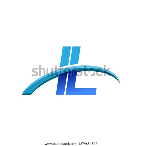 Initial Letter Il Logotype Company Name Stock Vector (Royalty Free ...