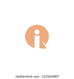 Initial Letter Iq Rounded Logo Abstract Stock Vector (Royalty Free ...