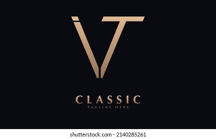 Initial Letter Ivt Logo Template Design Stock Vector (Royalty Free ...