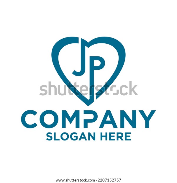 Initial Letter J P Logo Vector Stock Vector (Royalty Free) 2207152757 ...