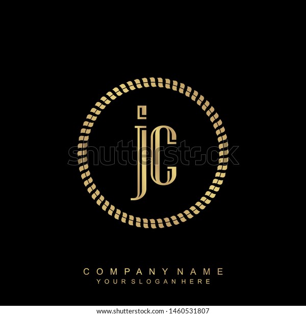 Initial Letter Jc Beautiful Handwriting Logo Stock Vector (Royalty Free ...