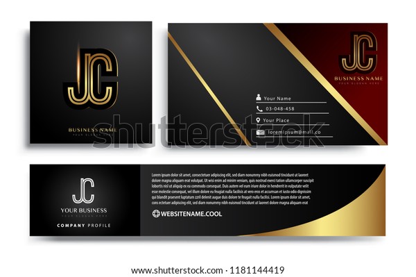 Initial Letter Jc Logotype Company Name Stock Vector (Royalty Free ...