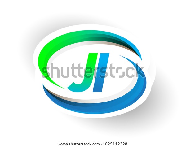 Initial Letter Ji Logotype Company Name Stock Vector (Royalty Free ...