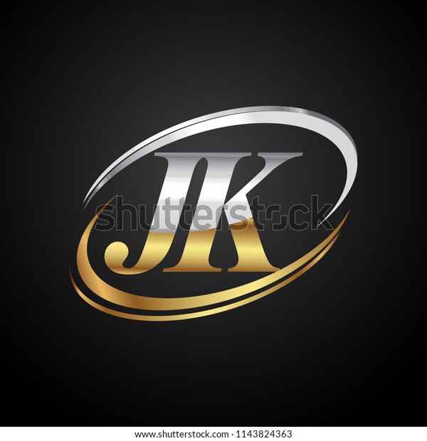 Initial Letter Jk Logotype Company Name Stock Vector Royalty Free 1143824363