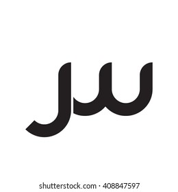 Initial Letter Sw Linked Round Lowercase Stock Vector (Royalty Free ...