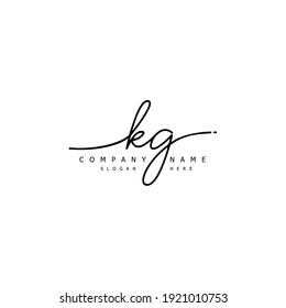 Initial Letter Kz Calligraphy Handwritten Logo Stock Vector (Royalty ...