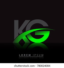 Initial Letter Kg Logotype Company Name Stock Vector (Royalty Free ...