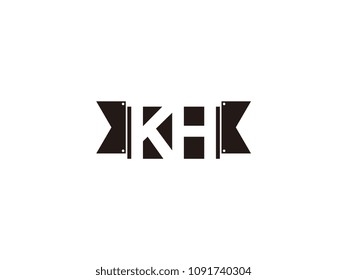 krh 문자 원본 모노그램 로고 디자인 스톡 벡터(로열티 프리) 1803474784 | Shutterstock