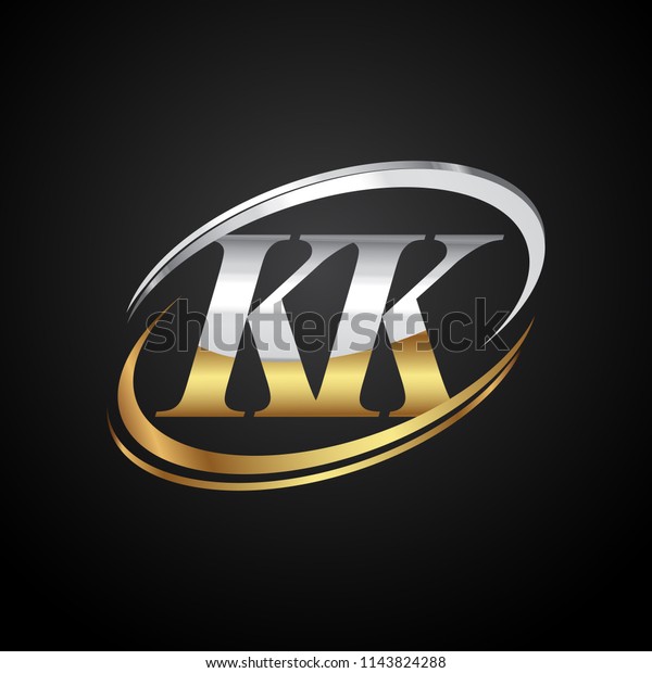 Initial Letter Kk Logotype Company Name Stock Vector (Royalty Free ...