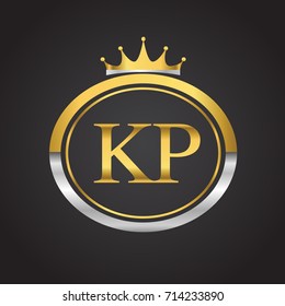 Initial Letter Kp Logotype Company Name Stock Vector (Royalty Free ...