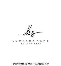 Initial Letter Kr Calligraphy Handwritten Logo Stock Vector (Royalty ...