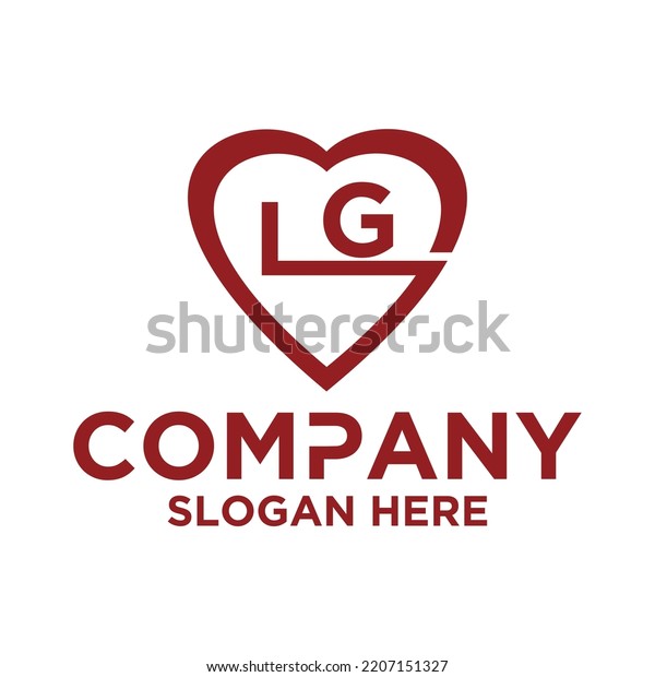 Initial Letter L G Logo Vector Stock Vector (Royalty Free) 2207151327 ...