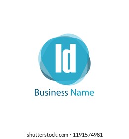 Initial Letter Ld Logo Template Design Stock Vector (Royalty Free ...