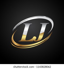 Initial Letter Lj Logotype Company Name Stock Vector (Royalty Free ...