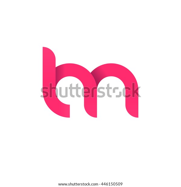 Initial Letter Lm Modern Linked Circle Stock Vector (Royalty Free ...
