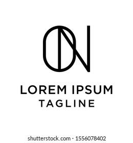 Initial Letter Logo 0n N0 Logo Stock Vector (Royalty Free) 1556078402 ...