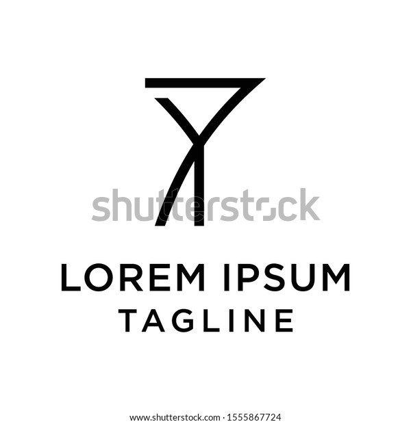 Initial Letter Logo 7y Y7 Logo Stock Vector (Royalty Free) 1555867724 ...