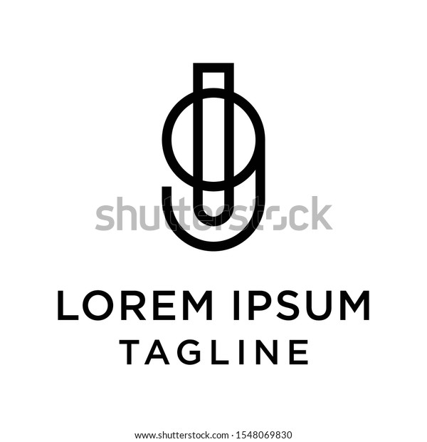 Initial Letter Logo 9i I9 Logo Stock Vector (Royalty Free) 1548069830 ...