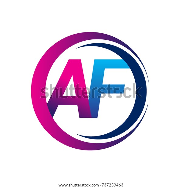 Stock vektor „Initial Letter Logo Af Company Name“ (bez autorských ...