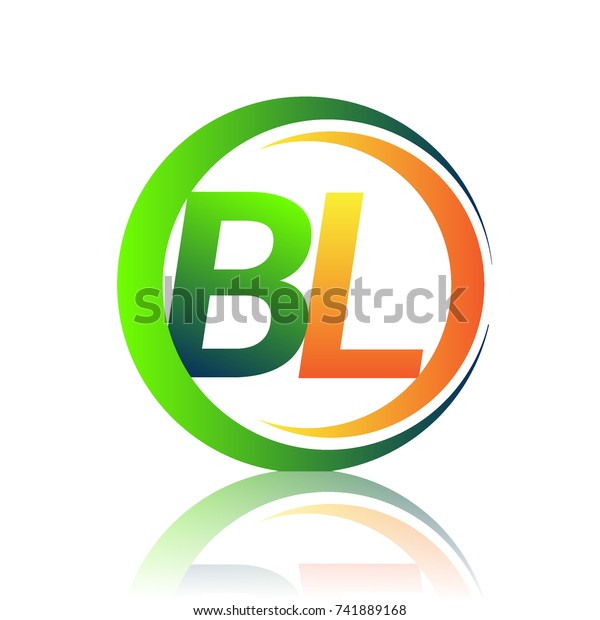 Initial Letter Logo Bl Company Name Stock Vector (Royalty Free ...