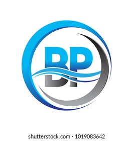 Initial Letter Logo Bp Company Name Stock Vector (Royalty Free) 1019083642