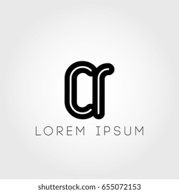 Alphabet Letters Initials Monogram Logo Uddu Stock Vector (Royalty Free ...