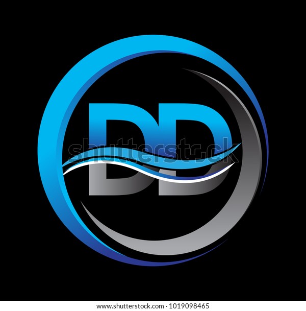 Initial Letter Logo Dd Company Name Stock Vector (Royalty Free) 1019098465