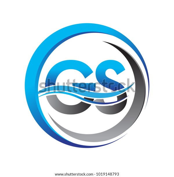 Initial Letter Logo Gs Company Name Stock Vector (Royalty Free) 1019148793