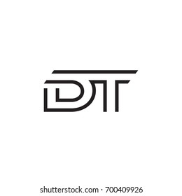Dt Intial Logo Capital Letters Black: เวกเตอร์สต็อก (ปลอดค่าลิขสิทธิ์ ...
