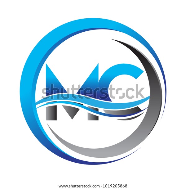 Initial Letter Logo Mc Company Name Stock Vector (Royalty Free ...