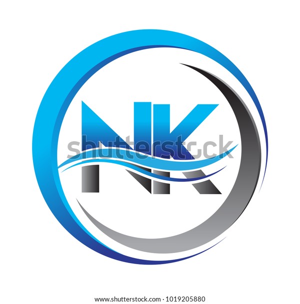 Initial Letter Logo Nk Company Name Stock Vector (Royalty Free) 1019205880 Initial Letter Logo Nk Company Name Stock Vector (Royalty Free) 1019205880