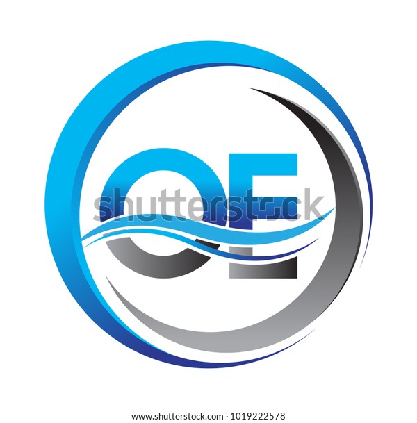 Initial Letter Logo Oe Company Name Stock Vector (Royalty Free) 1019222578