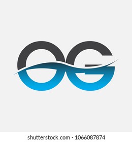Initial Letter Logo Og Company Name Stock Vector (Royalty Free ...