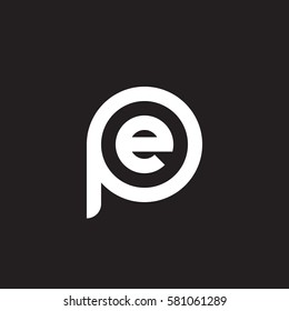Similar Images, Stock Photos & Vectors of initial letter logo e inside ...