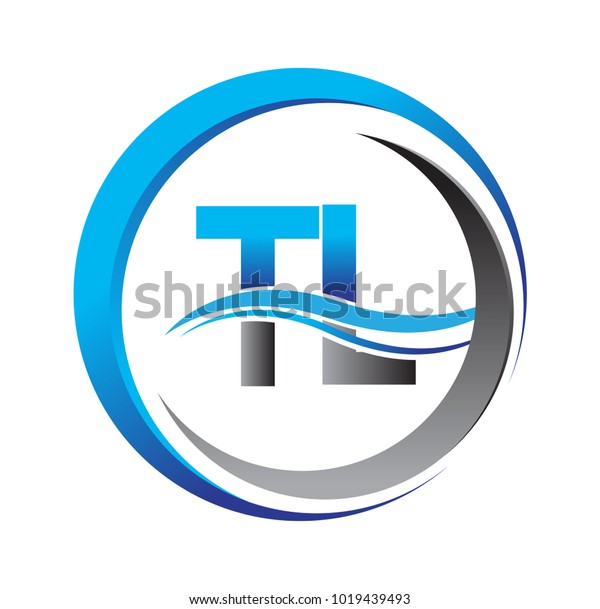 Initial Letter Logo Tl Company Name Stock Vector (Royalty Free) 1019439493