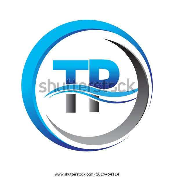 Initial Letter Logo Tp Company Name Stock Vector (Royalty Free) 1019464114