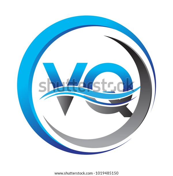 Initial Letter Logo Vq Company Name Stock Vector (Royalty Free ...