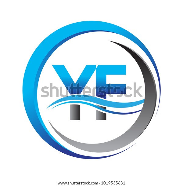Initial Letter Logo Yf Company Name Stock Vector (Royalty Free) 1019535631