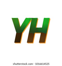 110 Letter h and y mark modern logo design template Images, Stock ...