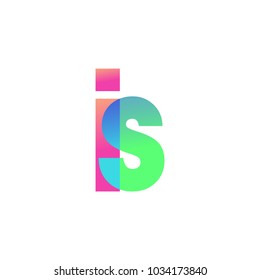 Initial Letter Ls Lowercase Logo Green Stock Vector (Royalty Free ...